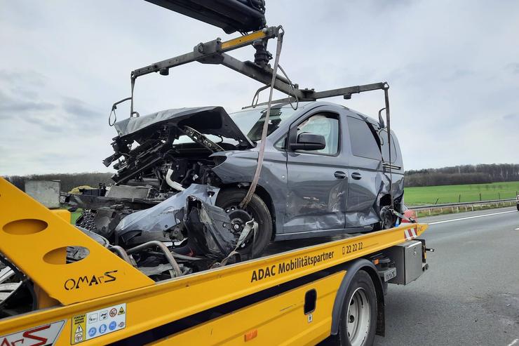 Zwei Leichtverletzte nach Unfall auf A45 bei Wetzlar
